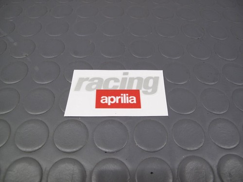 ADESIVO APRILIA RACING RS SR 125 250 50 RACING CHROME RED DECAL #4 | eBay