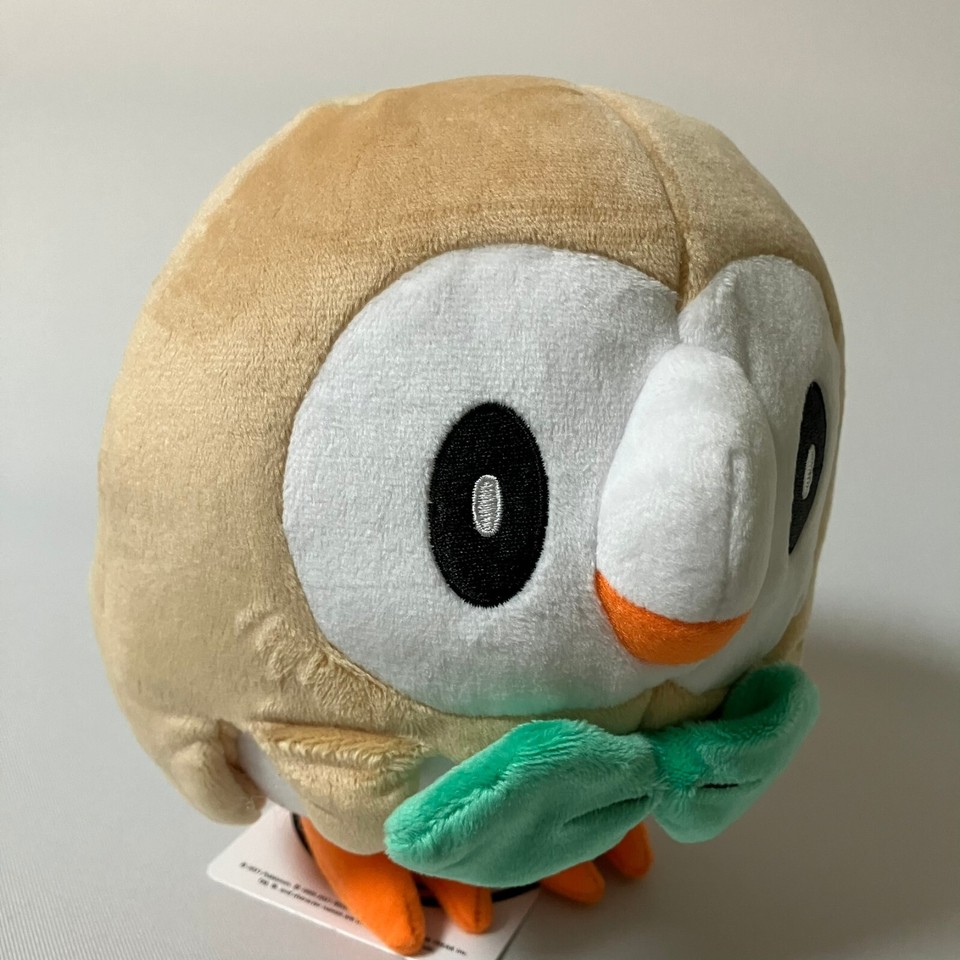 Pokemon Center Original Plush Rowlet Height 180mm 7.08inch Stuffed ...