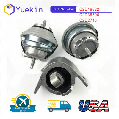 3X Engine Motor Mount Trans L+R C2D16622 C2D38505 C2D2745 For Jaguar XF ...