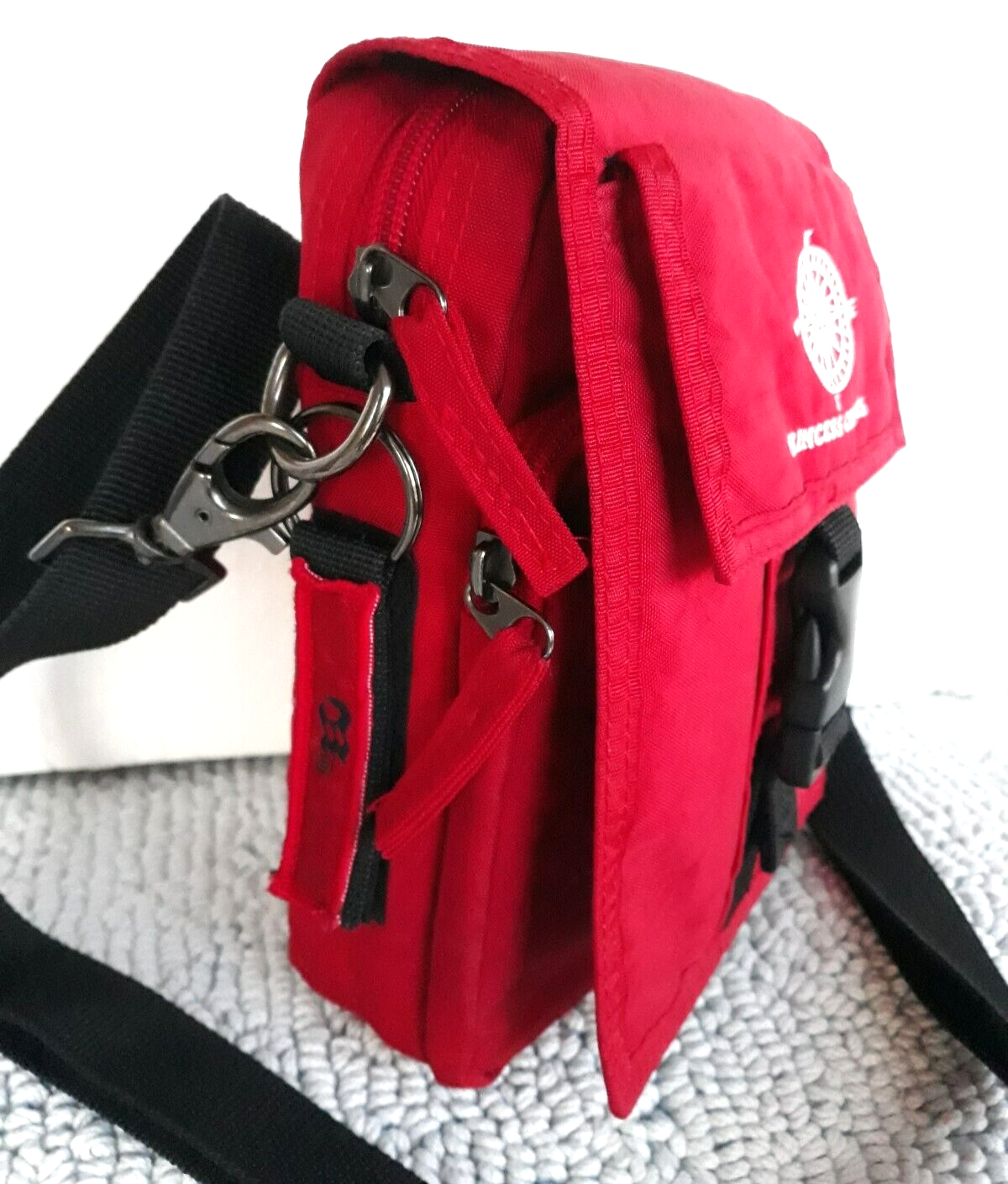 Princess Cruises ~ Shoulder Bag Crossbody Travel Belt-Purse ~Nylon Red ...