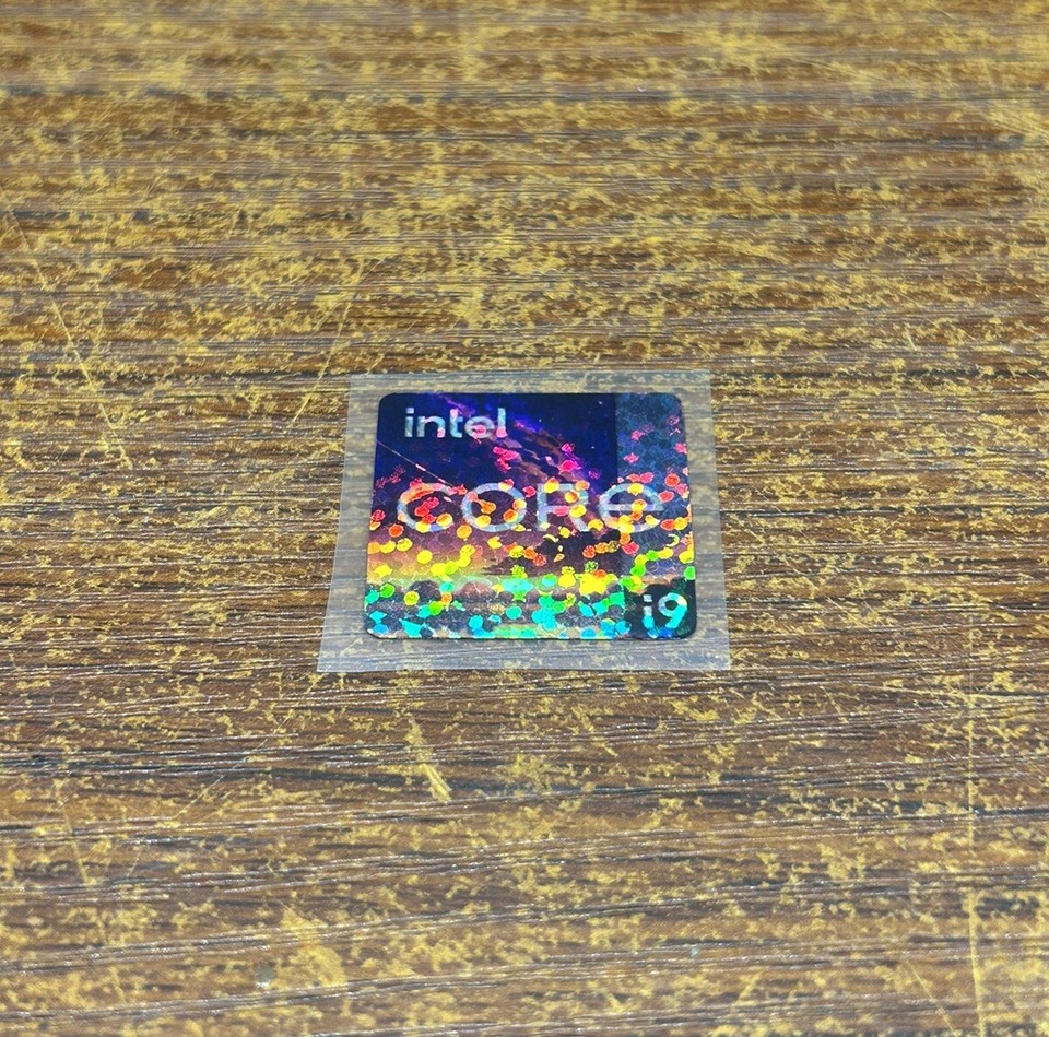 1x Intel Core i9 Desktop / Laptop Custom Sticker Label (NEW) | eBay