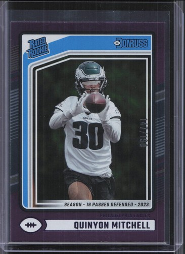 2024 Panini Donruss - Rated Rookie Quinyon Mitchell #361 Season Stat ...