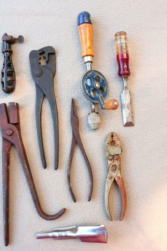 Tools Mixed LOT Old Pliers wrench Unusual Estate Find Antique Snips ...