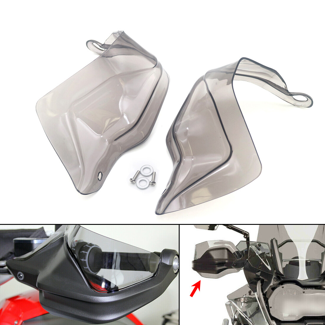 Handlebar Hand Guard Riser Extension Shield Insert For BMW R1200GS ...