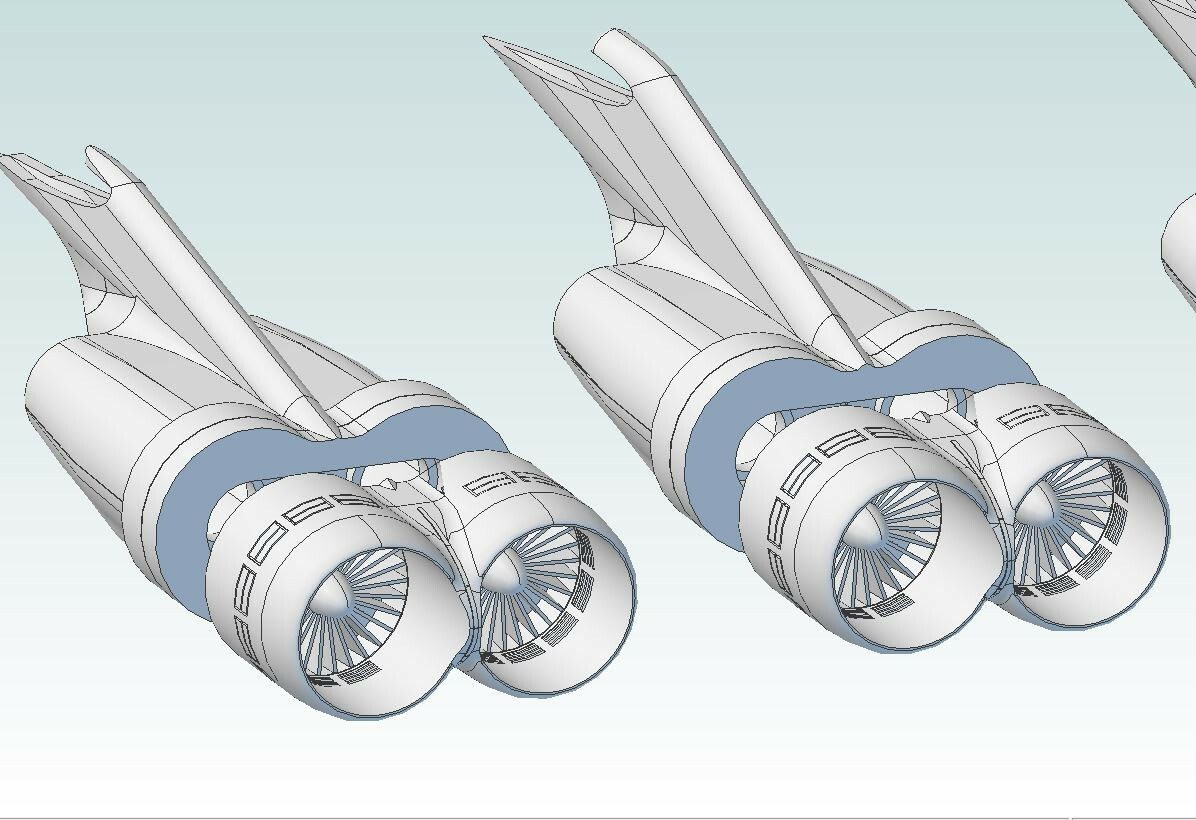 Click2detail 1:72 B-52H TF33 Engine Set (Doors Closed Position) | eBay ...