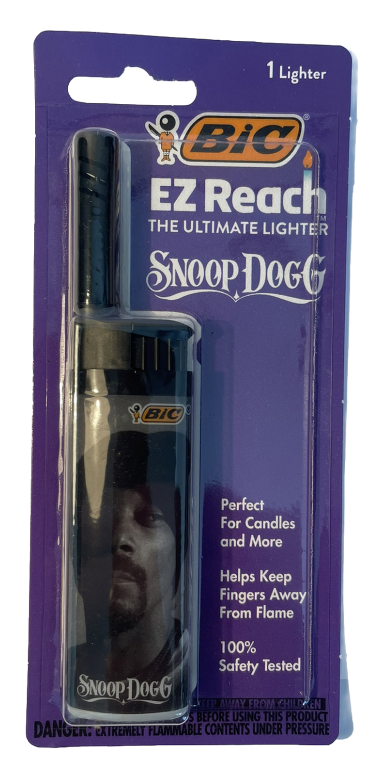 BIC Snoop Dogg Lighter Black & White EZ Reach Gangsta Rapper Ltd ...