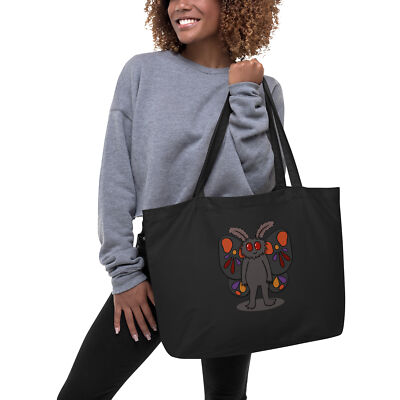 Smiling Mothman Large organic tote bag | eBay