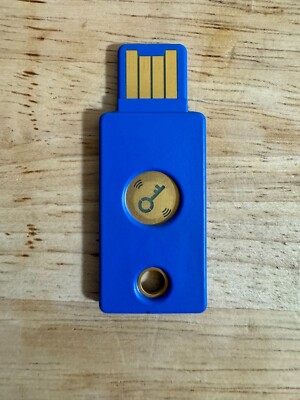 Yubico FIDO2 Security Key Fob NFC - Two Factor Authentication, Fits USB ...