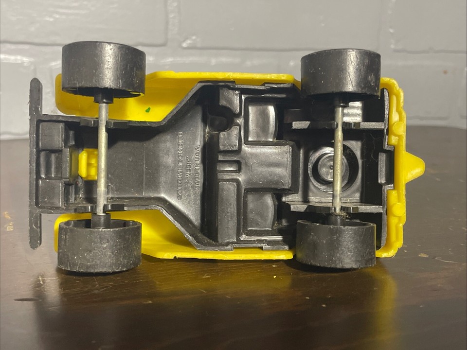 Vintage Strombecker Yellow Plastic Jeep Made in USA | eBay