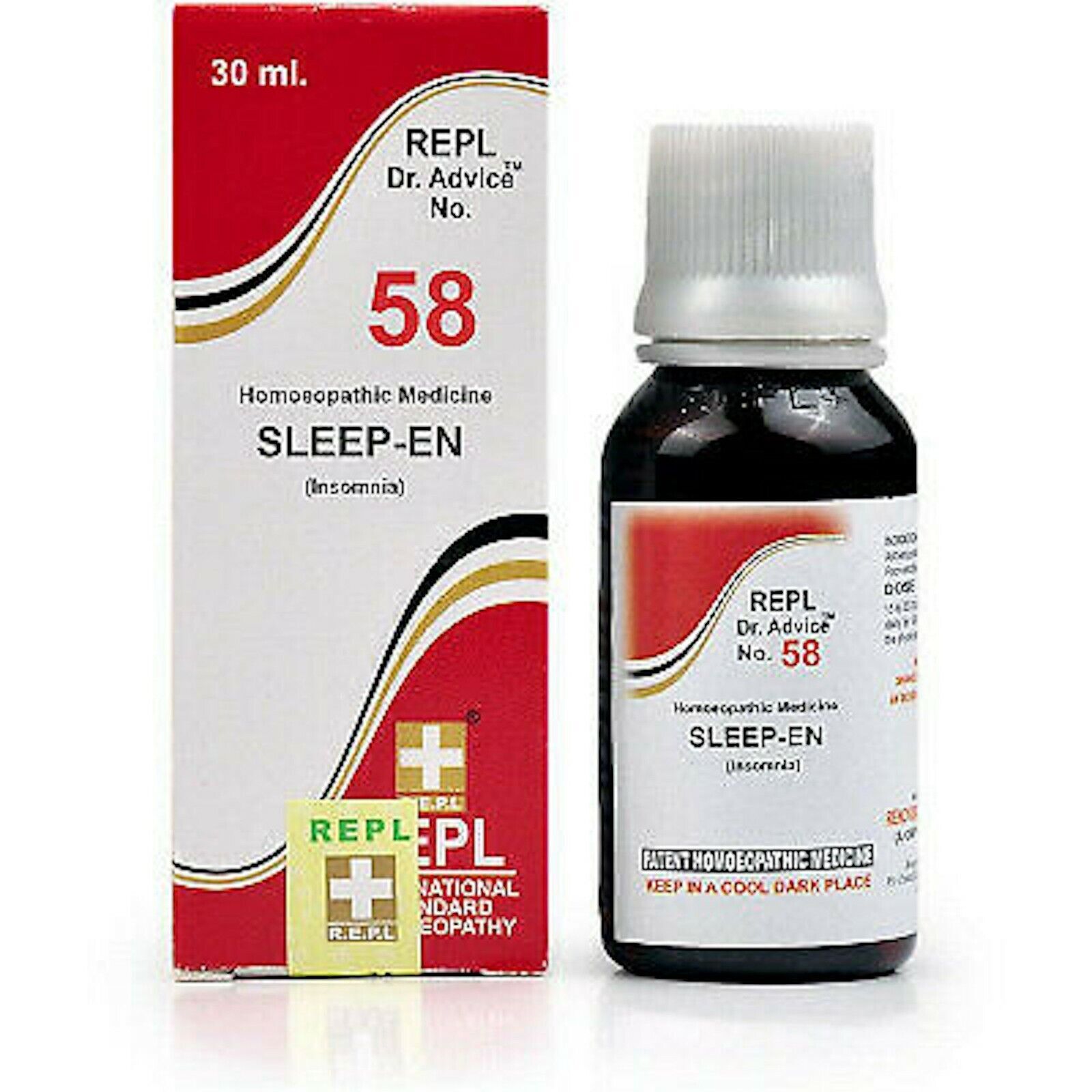 REPL Dr. Advice No 58 (Sleep-En) (30ml) HOMEOPATHIC REMEDY + FREE ...