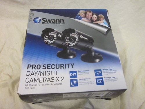 Swann ProCam 2 Pack Day/Night All-Weather Hi-Res Surveillance Cameras ...
