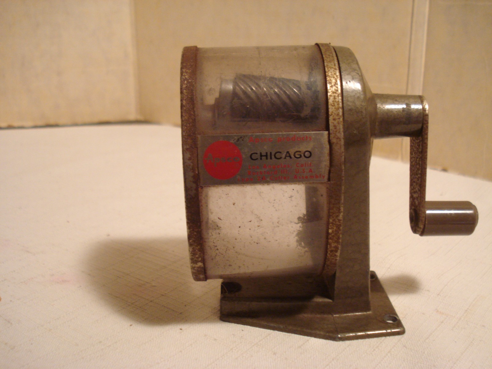 Vintage......Chicago...Apsco....Wall/Desk Mount.....Pencil Sharpener | eBay