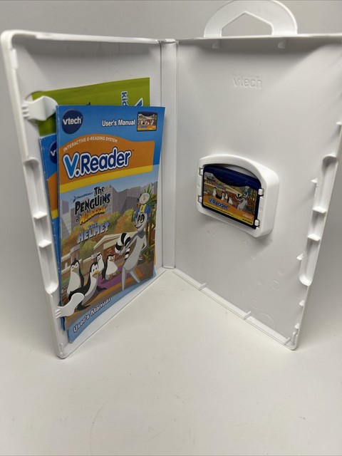 VTech V.reader Penguins of Madagascar Game Cartridge VReader Dreamworks ...