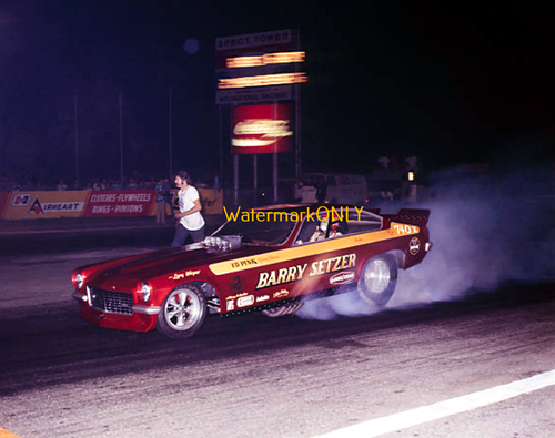 "Barry Setzer" 1971 "Pat Foster" Chevy Vega NITRO Funny Car PHOTO! #(23 ...
