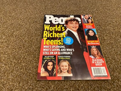 PEOPLE MAGAZINE 23/7/2007 DANIEL RADCLIFFE HILARY DUFF DAKOTA FANNING ...