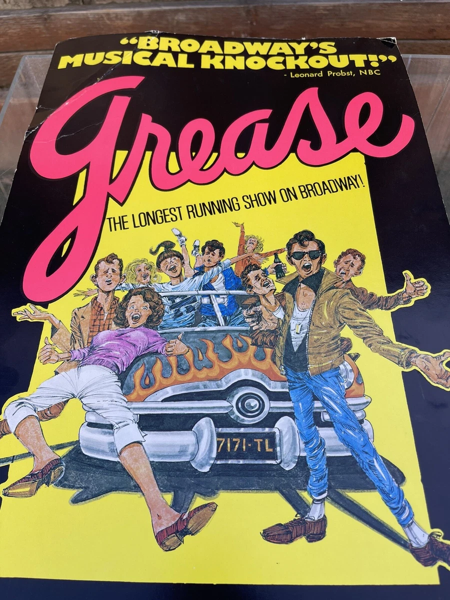 Grease Broadway Poster