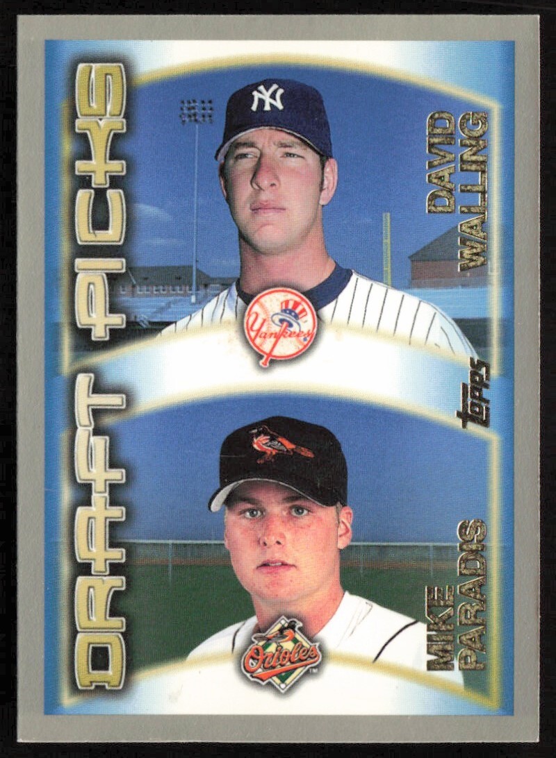 2000 Topps #215 David Walling/Mike Paradis Baltimore Orioles/New York ...