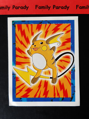Image sticker Merlin 1999 Pokemon Serie 1 Raichu N°26 | eBay Australia
