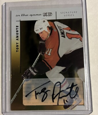 2004 BAP ITG SIGNATURE SERIES GOLD TONY AMONTE AUTOGRAPH AUTO CARD ...