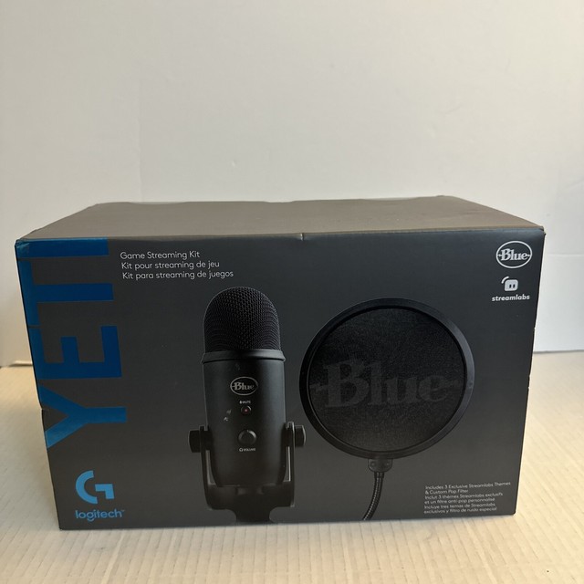 Logitech Blue Yeti Game Streaming Kit with Yeti USB Gaming Mic Blue ...