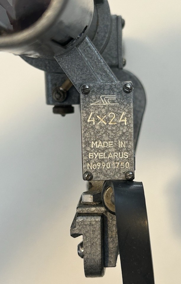 PSO-1 Original Russian AK 4x24 Illuminated Ranging Reticle Scope w ...