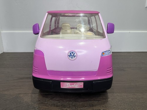 Barbie VW Volkswagen Van / Bus Purple 2002 Mattel, Horn Working | eBay