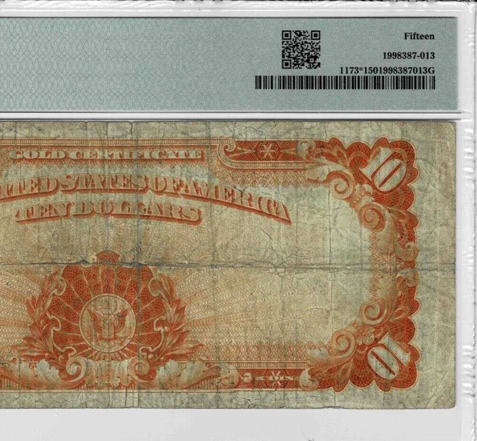 1922 $10 (Star Note)⭐️🇺🇸 FR. 1173* Gold Certificate PMG 15 Choice Fine ...