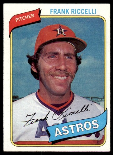 1980 Topps Frank Riccelli . Houston Astros #247 | eBay