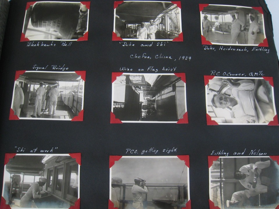 Orig. 1930S TATTOOED SAILOR'S 500 +, PHOTO ALBUM, CHEFOO, CHINA, S.F ...