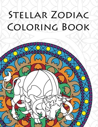 STELLAR ZODIAC COLORING BOOK By Steven Valente **BRAND NEW ...
