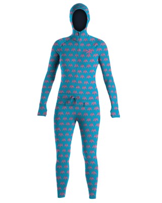 Airblaster Classic Ninja Suit Women's Bodysuit, Turquoise Terry, X ...