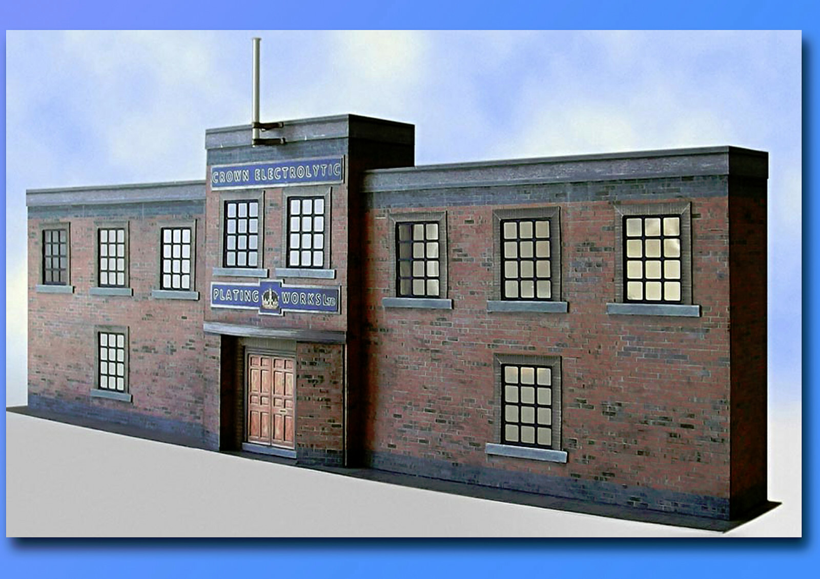 O Gauge 7mm Scale Factory Building Kit, Ideal For Railways, Trams, Cars ...