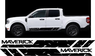 Rocker Panel Decals Stripes Vinyl compatible with FORD MAVERICK . Great ...