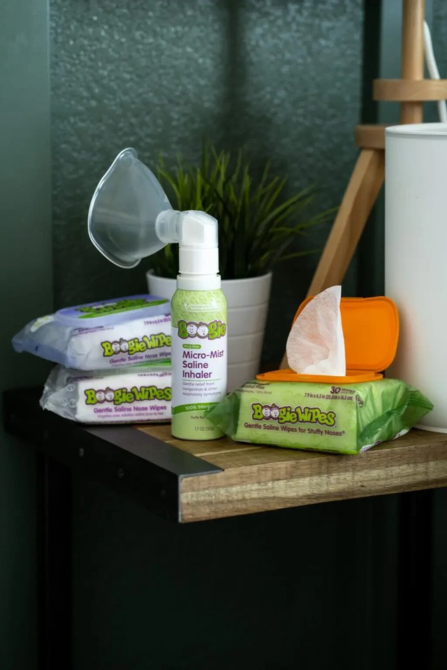 Boogie Micro-Mist Saline Inhaler – Baby & Kids Nasal Congestion Relief ...