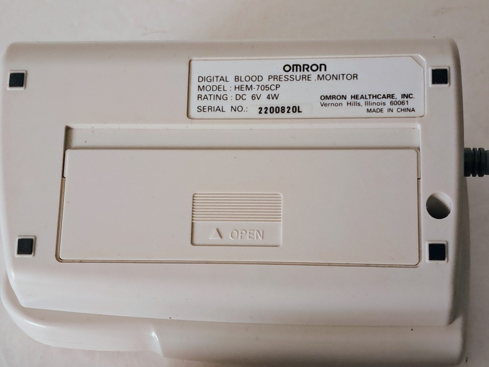 Omron Automatic Blood Pressure Monitor and Contec Finger Blood Oxygen ...