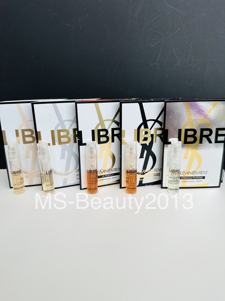 YSL Libre Perfume Samples 5pcs (EDT, EDP, Intense, Le Parfum, Absolu ...