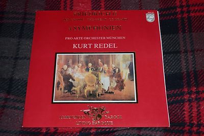 Friedrich II~4 Symphonien~Kurt Redel~Philips 9502 057~IMPORT~FAST ...