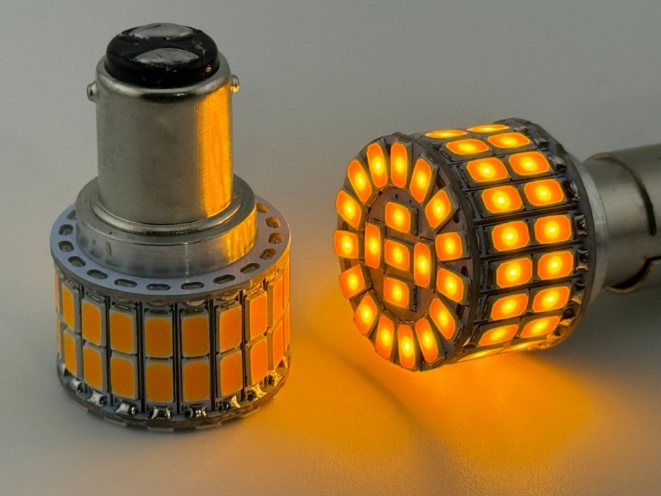 Rebaydo™ 2pcs BA15D LED Bulb 1158 6 Volt AC or DC Dual Filament | eBay