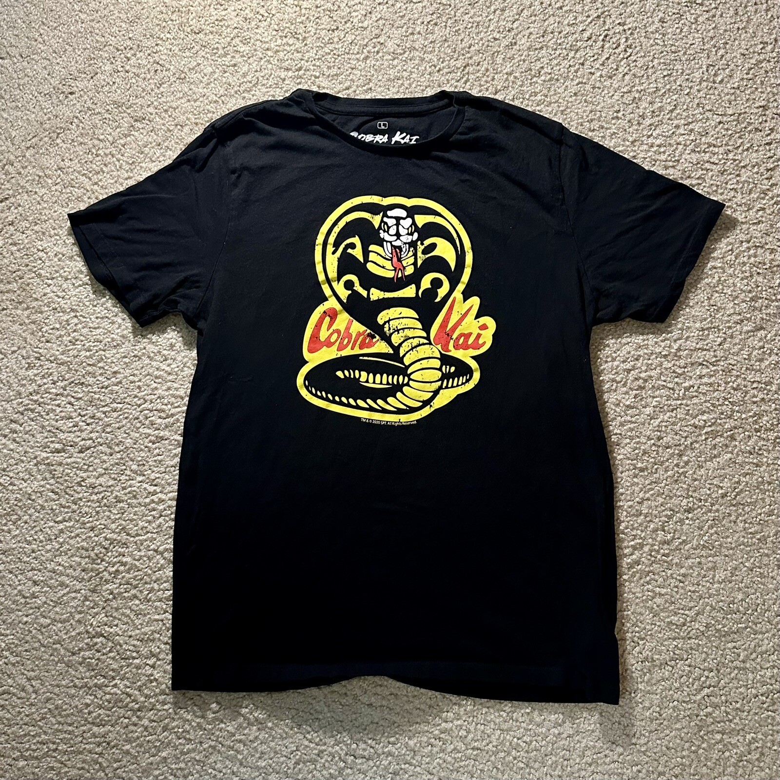 Men's [L] Ripple Junction Black Cobra Kai KARATE KID … - Gem