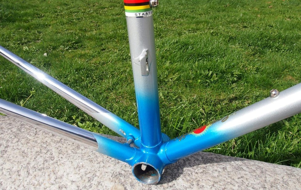 Vintage 80s SELECT Vienna Italian Road Bike Steel Frame Columbus CROMOR ...