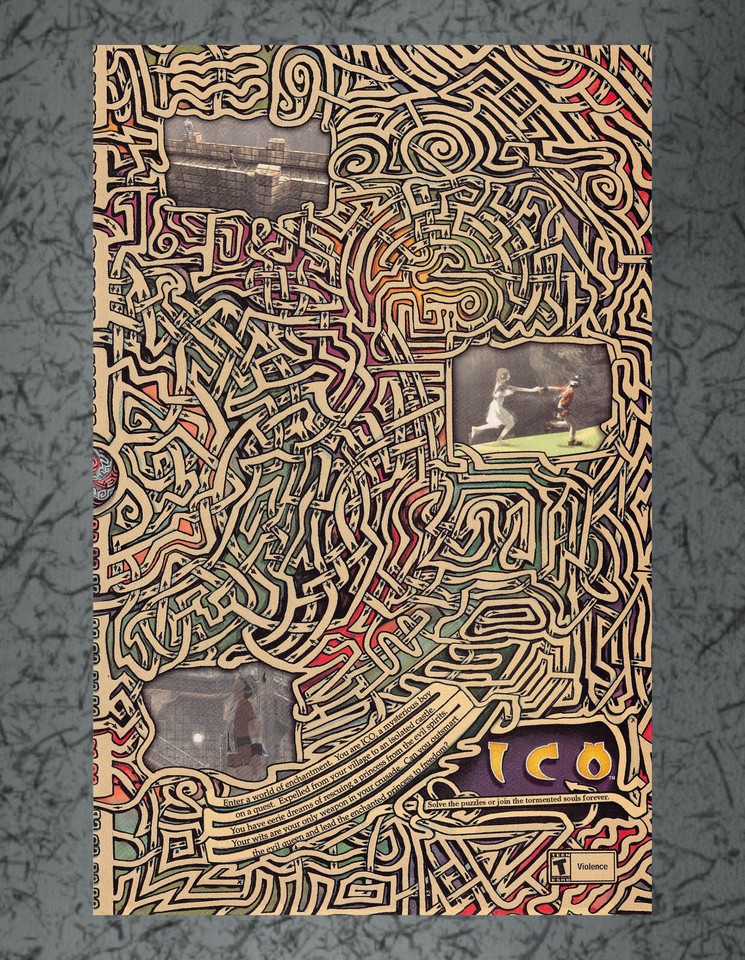 Ico Playstation 2 PS2 2 Page Print Ad Vintage Art CA 2001 | eBay