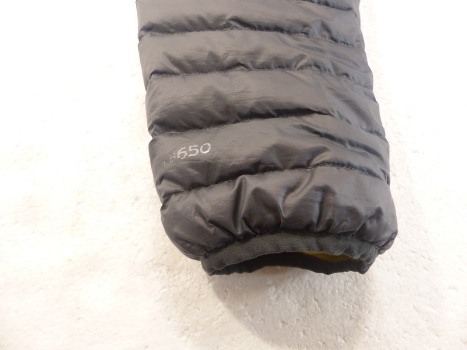 Men's Eddie Bauer EB650 Down Lightweight Puffer Jacket Gray & Yellow ...