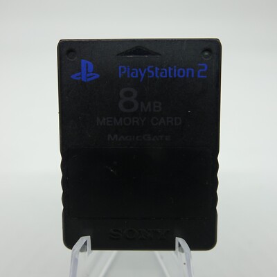 Official 8MB MagicGate Memory Card for Sony PlayStation 2 PS2 Tested | eBay