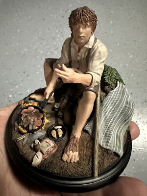 SAMWISE GAMGE Miniature statue WETA LORD OF THE RINGS HOBBIT Polystone ...