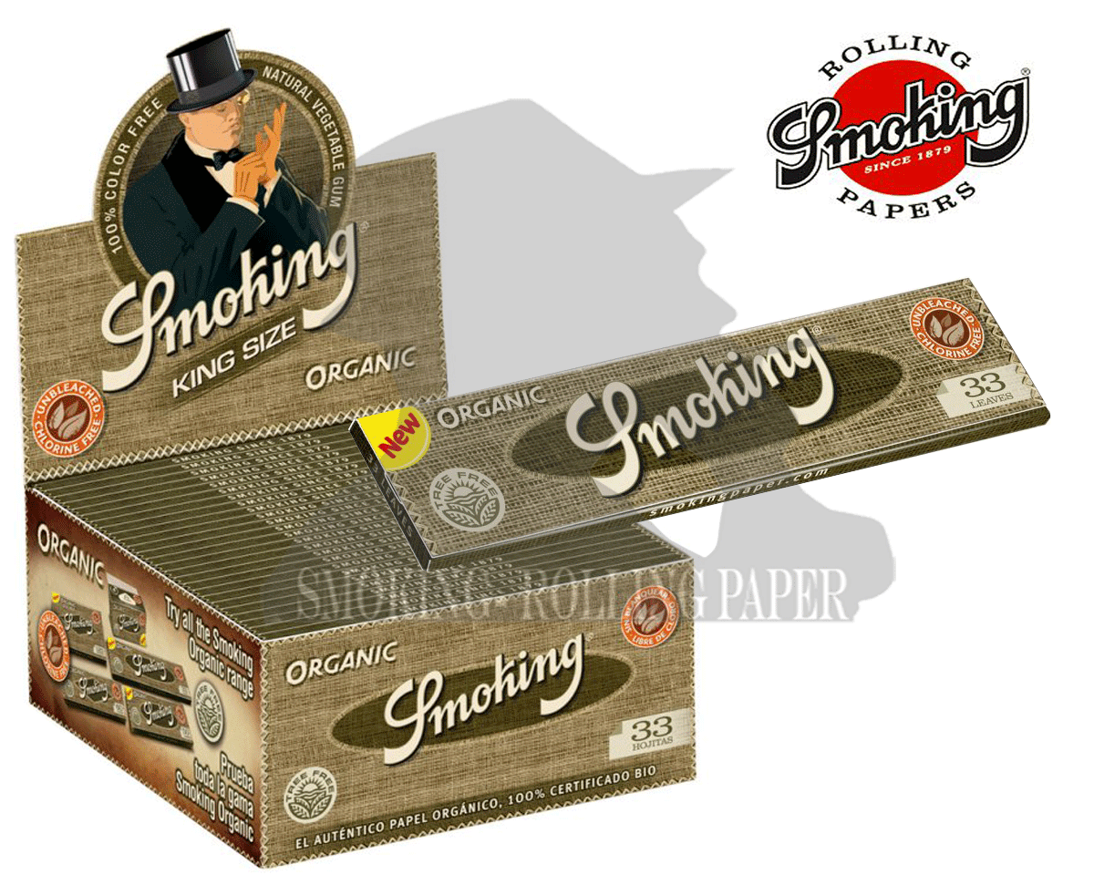 CARTINE SMOKING ORGANIC KING SIZE BLACK LUNGHE ROLLING PAPERS 50 ...