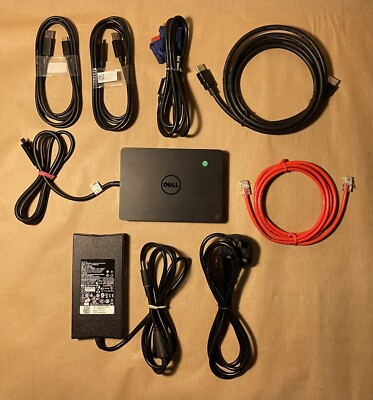 Dell WD15 (K17A) USB-C / DP Universal Dock -130W Power Supply and ...