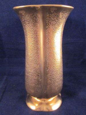 PICKARD 848 6" Vase Gold Encrusted Rose Daisy Pattern VINTAGE NEW | eBay