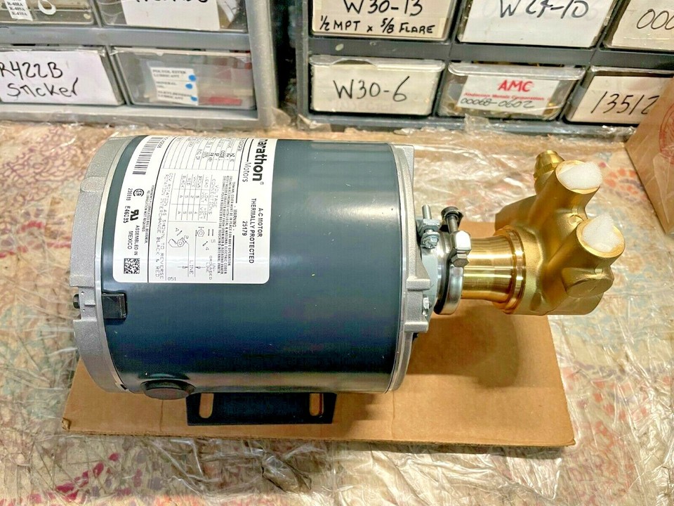 Welding Pump & 115/230 VAC Motor for Welding Water Cooler Fits Miller ...