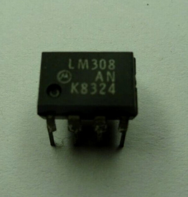 Lot of 2, LM308 Precision Operational Amplifier, Vs=20v, Io=0.2nA, Is=0 ...
