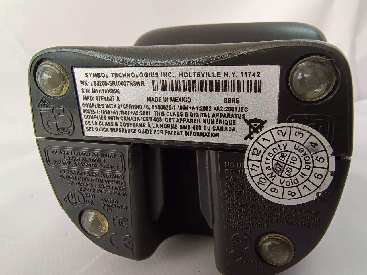 Symbol Ls9208-sr10007nswr Barcode Scanner Ls9208 90 Days for sale ...
